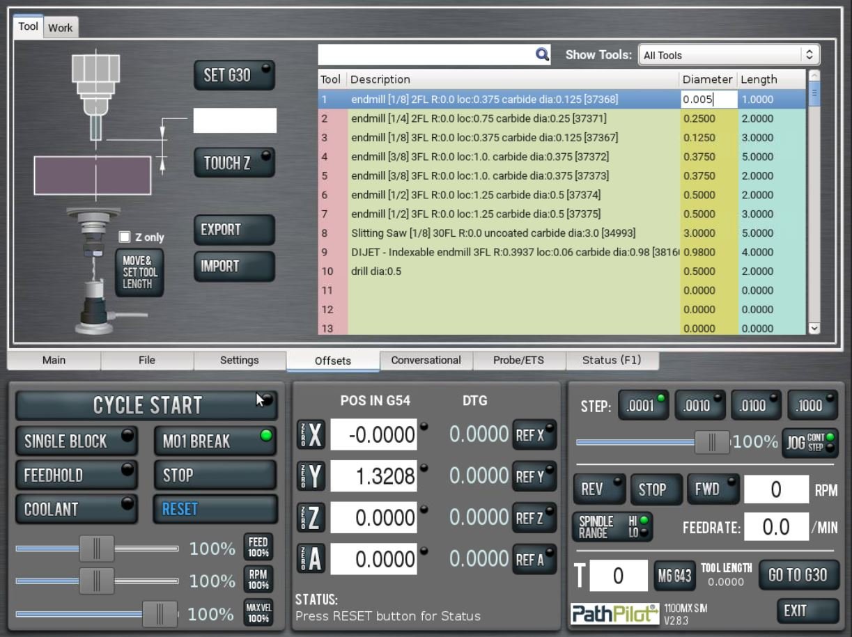 Start A Program from Any Line with PathPilot