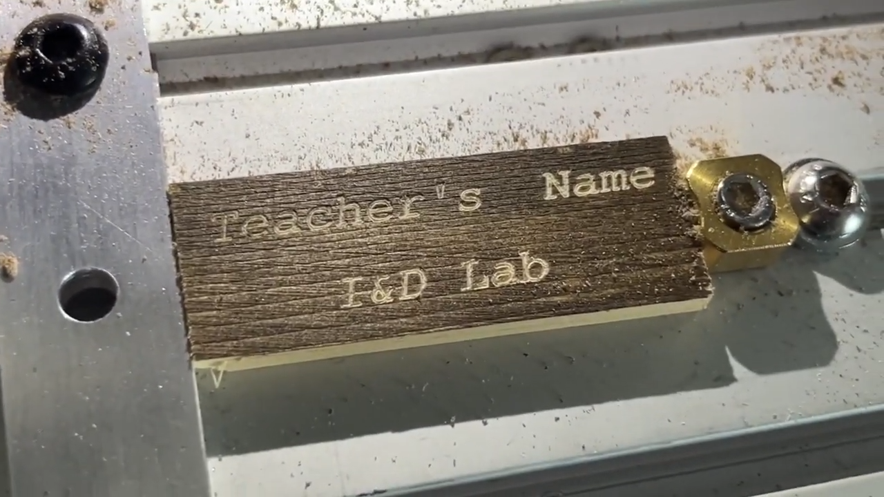 Creating Name Tags on the xsTECH Desktop Router: A CNC Project for Students